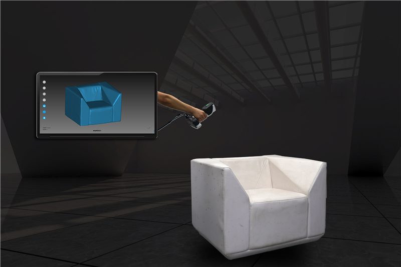 iReal 2E彩色三维扫描仪 - 手持双色激光 - 手持式3D扫描仪 - 产品中心 - 上海金鸿数码科技有限公司